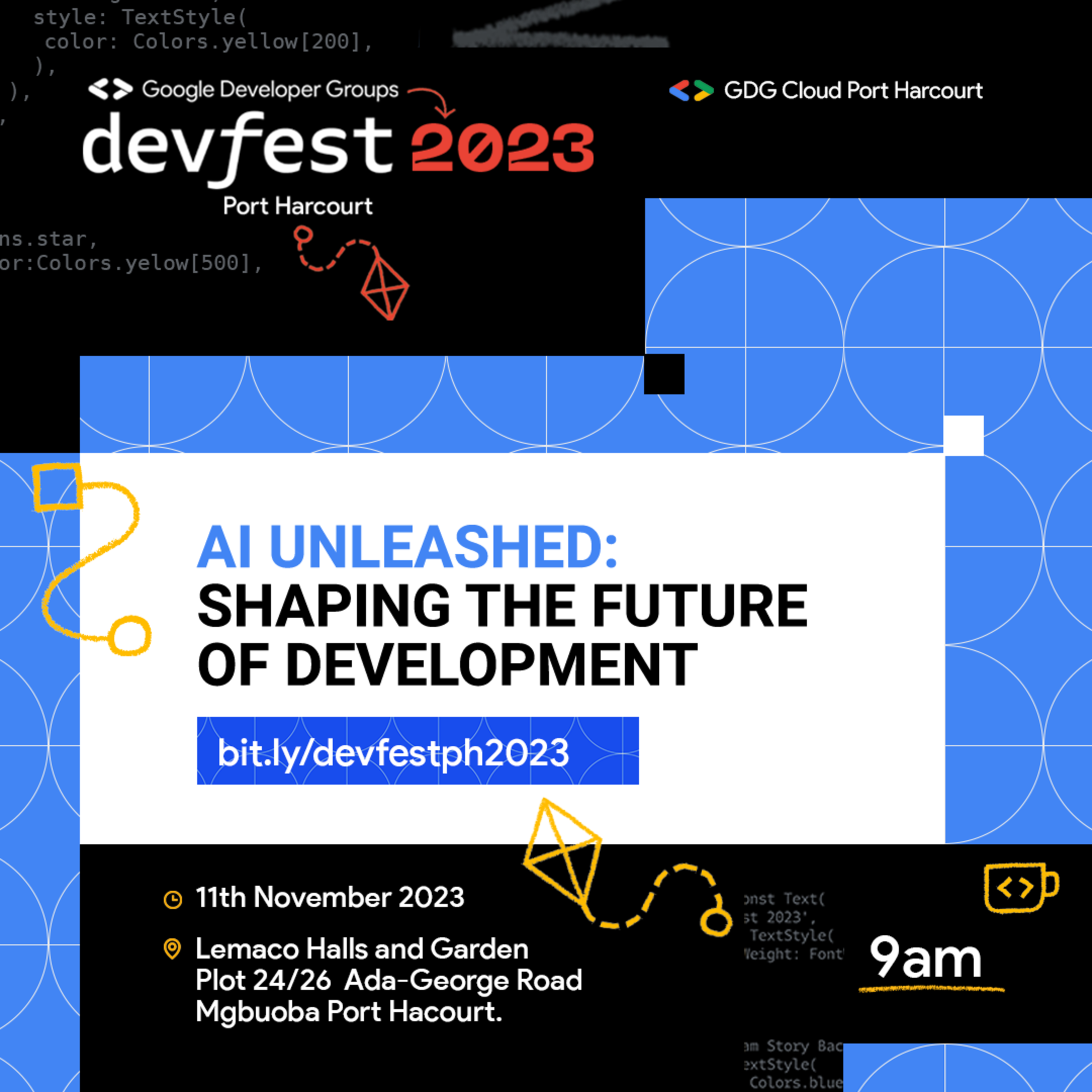 See DevFest Port Harcourt 2023 at Google Developer Groups GDG Cloud Port Harcourt